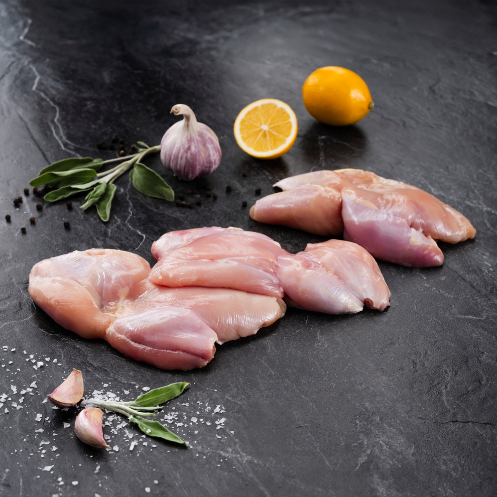 Fresh Skinless Boneless Whole Chicken Leg – Sunrise Poultry
